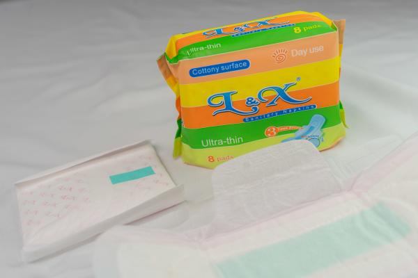 Quality Leak Proof Plush Sanitary Pads Cotton Top Breathable Pads For Heavy Menstrual Bleeding for sale