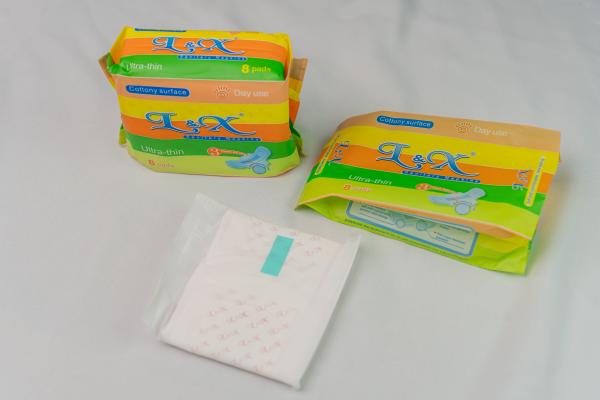 Quality 8 Pads Menstrual Napkin Pad 240mm Breathable Absorbent Menstrual Pads With Wings for sale
