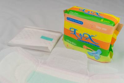 China All Day Protection Petals Sanitary Napkins Non Irritating Freshness All Natural Sanitary Pads for sale
