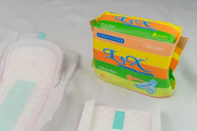 China Customizable Organic Sanitary Napkins Disposable Period Pads Cotton for sale