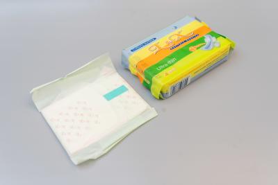 China Leak proof Polyethylene Night Sanitary Napkin Ultra Thin Thickness Featuring Super Absorbent Polymer SAP Core Technology for sale