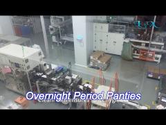 overnight ultra thin nighttime period underwear featuring high capacity polymer core instantly