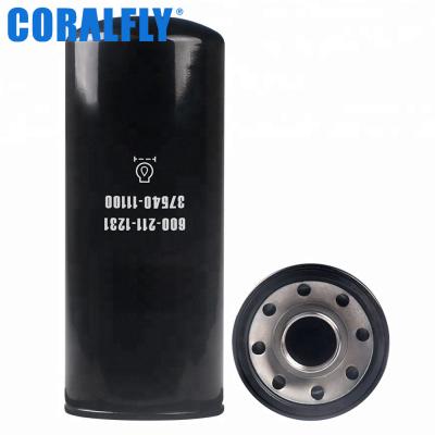 China Filtro de óleo sintético 600 211 1340 filtros de óleo de KOMATSU 30 mícrons à venda