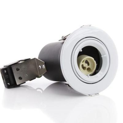 China Tiltable Fire Rated Downlight Fitting (White) for sale