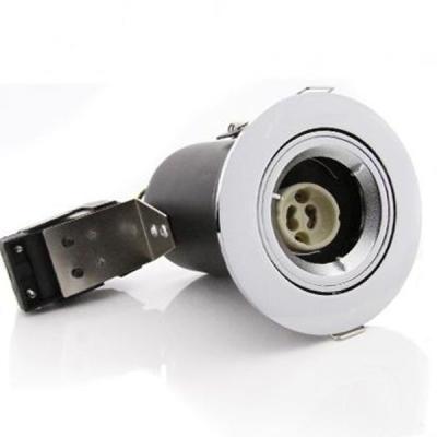 China Tiltable Fire Rated Downlight Fitting (Chrome) for sale