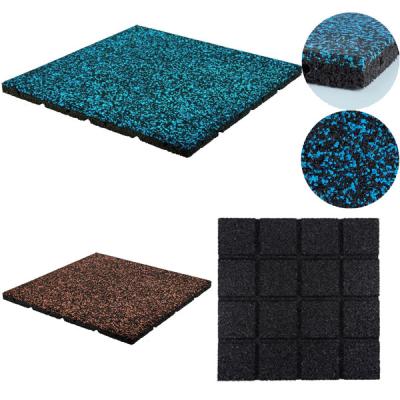 중국 500*500mm 스포츠 바닥 타일 맞춤형 체육관 피트니스 바닥 소리 방지 판매용