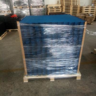 China Black Fitness Interlocking Mats 1000mm*1000mm Modular Interlocking Floor Tiles Pressure Resistant for sale