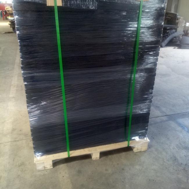 Rubber flooring installation