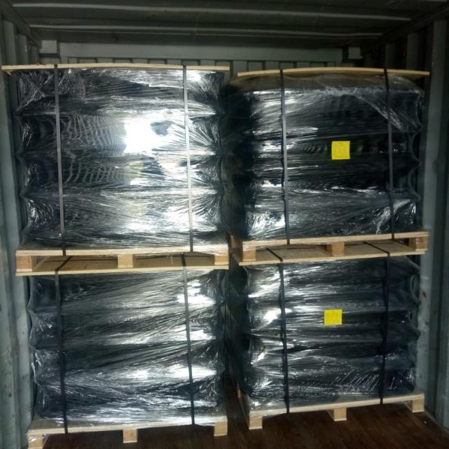 Outdoor rubber floor application