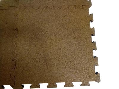 China Puzzle Edge Interlocking Rubber Mat High Density Interlocking Gym Flooring Tiles 1000X1000X15mm for sale