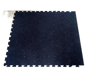 중국 1000X1000X15mm 융합용 고무 매트 퍼즐 엣지 융합용 피트니스 매트 블루 판매용