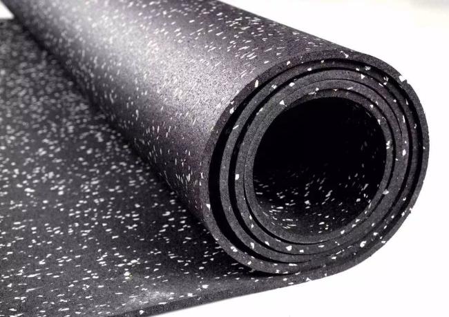 Rubber floor rolls