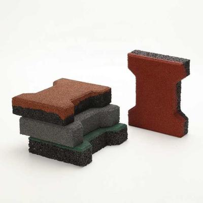 中国 T 形 互い に 結びついている 馬 スタンド マット 防水 赤 舗装 レンガ 防滑 販売のため