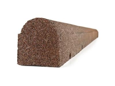China 1000*100mm Rubber Border Edging Removable Garden Flower Bed Edging Waterproof for sale