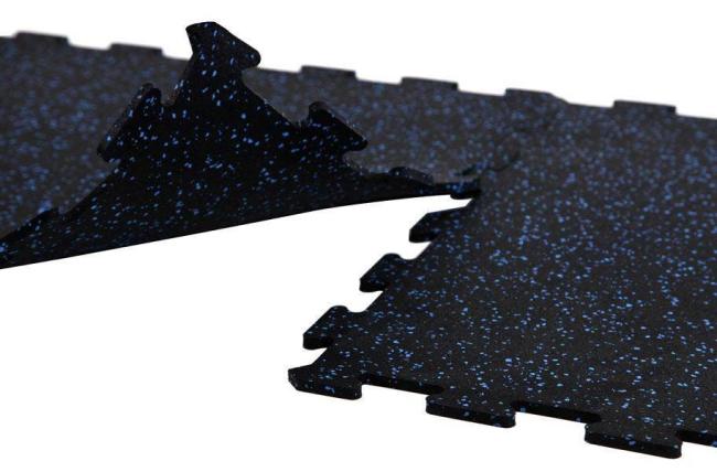 Close-up of rubber pellets texture