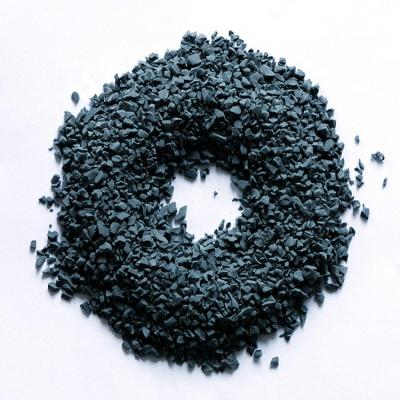 China Non Slip SBR Tyre Rubber Crumb 1-4mm For Running Tracks for sale