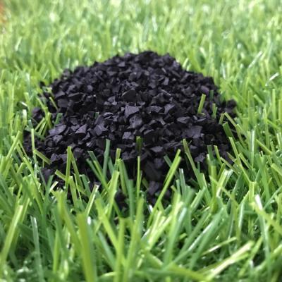 China Non Slip SBR Tyre Rubber Crumb 1-4mm For Running Tracks for sale