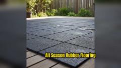 Durable Rubber Deck Flooring All Seasons