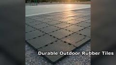 Durable Outdoor Rubber Flooring Tiles
