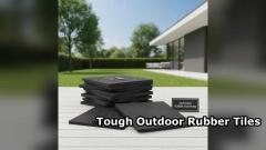 Durable Outdoor Rubber Flooring Tiles