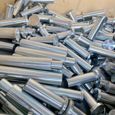 Cina Precisione CNC lavorato in acciaio inossidabile U Pins testa piatta scanalato pin di chiusura in vendita