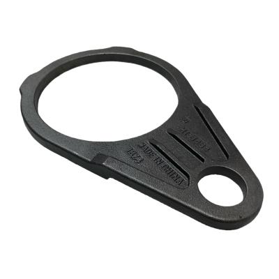 China Black Alloy Steel Forged Tube Clamps for Agricultural Equipment and Tractors for sale