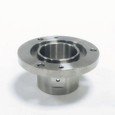 China High-Precision CNC Machined Stainless Steel Flange Drive Shaft Mount for Gas-Liquid Separation Machinery for sale