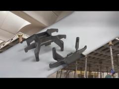 hot-forged carbon steel structural supports for building mechanical parts
