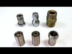 Chrome-Plated CNC Iron Threaded Parts for Marine Cable Sleeves & Covers