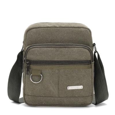 China Canvas cheap price universal functional men's shoulder waterproof trunk bag with high quality factory