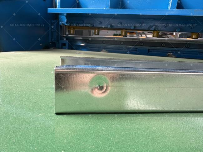 Finished C purlin profile