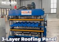 Quality 3 In 1 Triple Layer Roofing Roll Forming Machine 5.5Kw 20m/min for sale