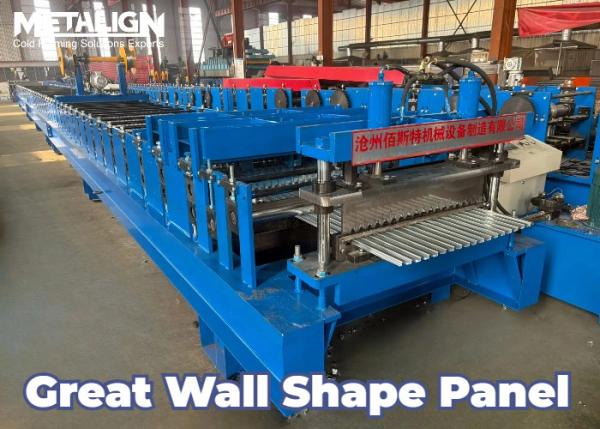 Quality Great Wall Panels Roll Forming Machine With Edge Waste Collection for sale