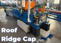 Quality Pre Painted Steel Roll Top Ridge Cap Roll Forming Machine 20m/Min for sale