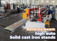 Quality Full Automatic Heavy Duty Box Beam Rack Roll Forming Machine 10m/Min 30Kw for sale