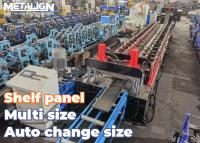 Quality Special Folded Egde Rack Panel Shelf Panel Roll Forming Machine 6m/Min 15Kw for sale