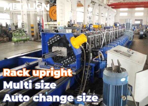 Quality Heavy Duty Hoist Type Rack Upright Roll Forming Machine 18.5Kw for sale