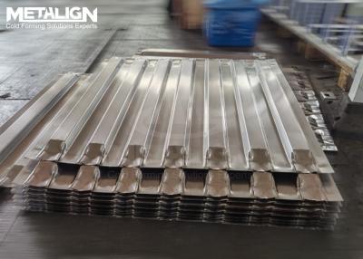 China Closed Panel Truck Body Roll Forming Machine With In Line Trimming And Hydraulic Post Press for sale