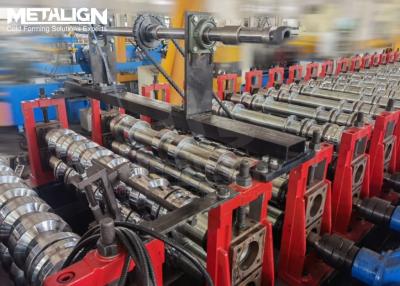 China Closed Panel Truck Body Roll Forming Machine With In Line Trimming And Hydraulic Post Press for sale
