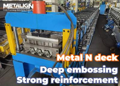 China N Deck Roll Forming Machine With Hole Punching 20m/Min Production Speed for sale