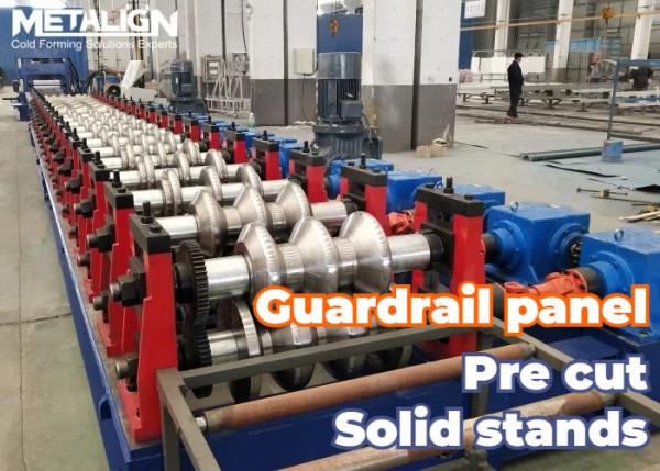 Quality 2-4mm Highway Guardrail Forming Machine W Panel Metal Roll Former for sale