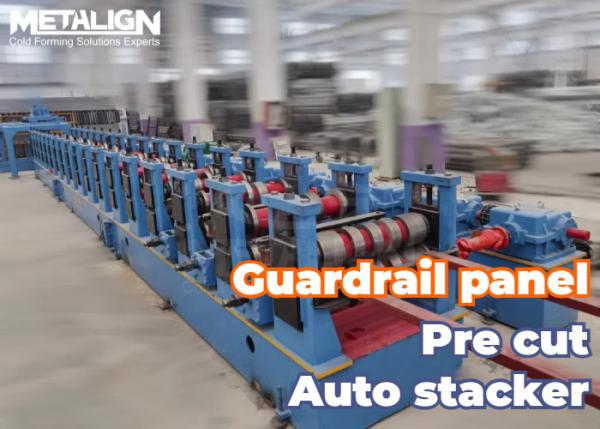 Quality High Efficiency Hydraulic Punching Roll Former Machine For Highway Guardrail Machine for sale