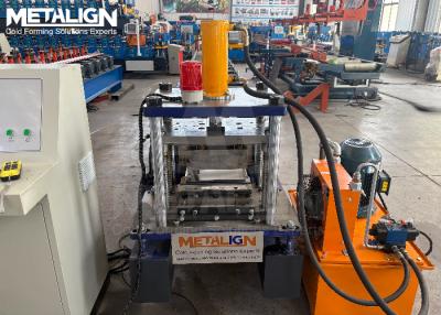 China Plastic Film Coated Cold Rack Roll Forming Machine Production Line For Industrial Rack Panels for sale