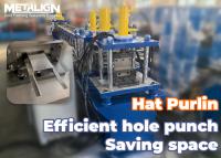 Quality Customizable Roll Forming Line For Hat Purlins With Chain Drive And Hydraulic for sale