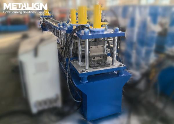 Quality Customizable Roll Forming Line For Hat Purlins With Chain Drive And Hydraulic for sale