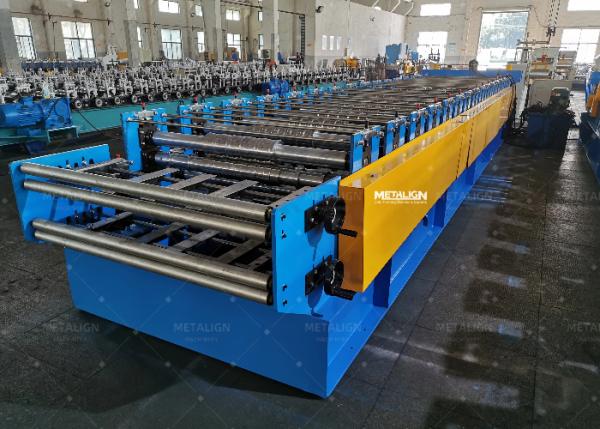 Quality Chain Driven Roll Former With Protective Cover Producing Double Layer Roof for sale