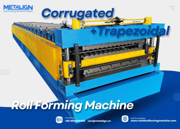Quality Chain Driven Roll Former With Protective Cover Producing Double Layer Roof Panels for sale