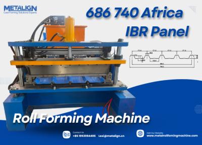 China Chain Drive Roll Former With Wall Panel Frame For Efficient IBR Roof Panel Production Line for sale