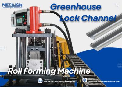 China High Grade 45 Hydraulic Cutter Roll Former With Safety Chain Cover For Lock Channel Production for sale