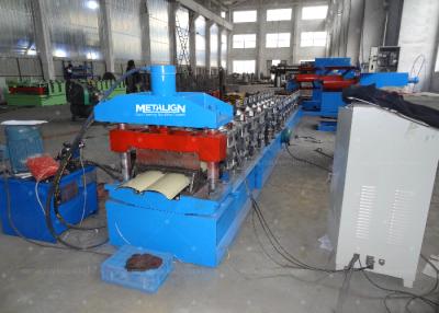 China Efficient Roll Forming Machine for Galvanized Steel Siding with Oval Hole Punching for sale